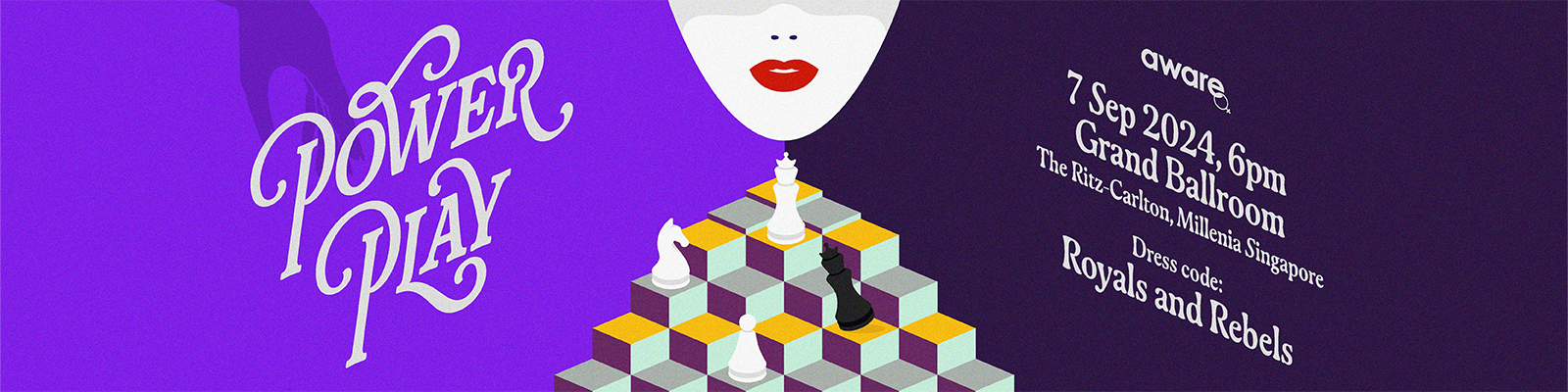 AWARE Ball 2024: Power/Play Banner