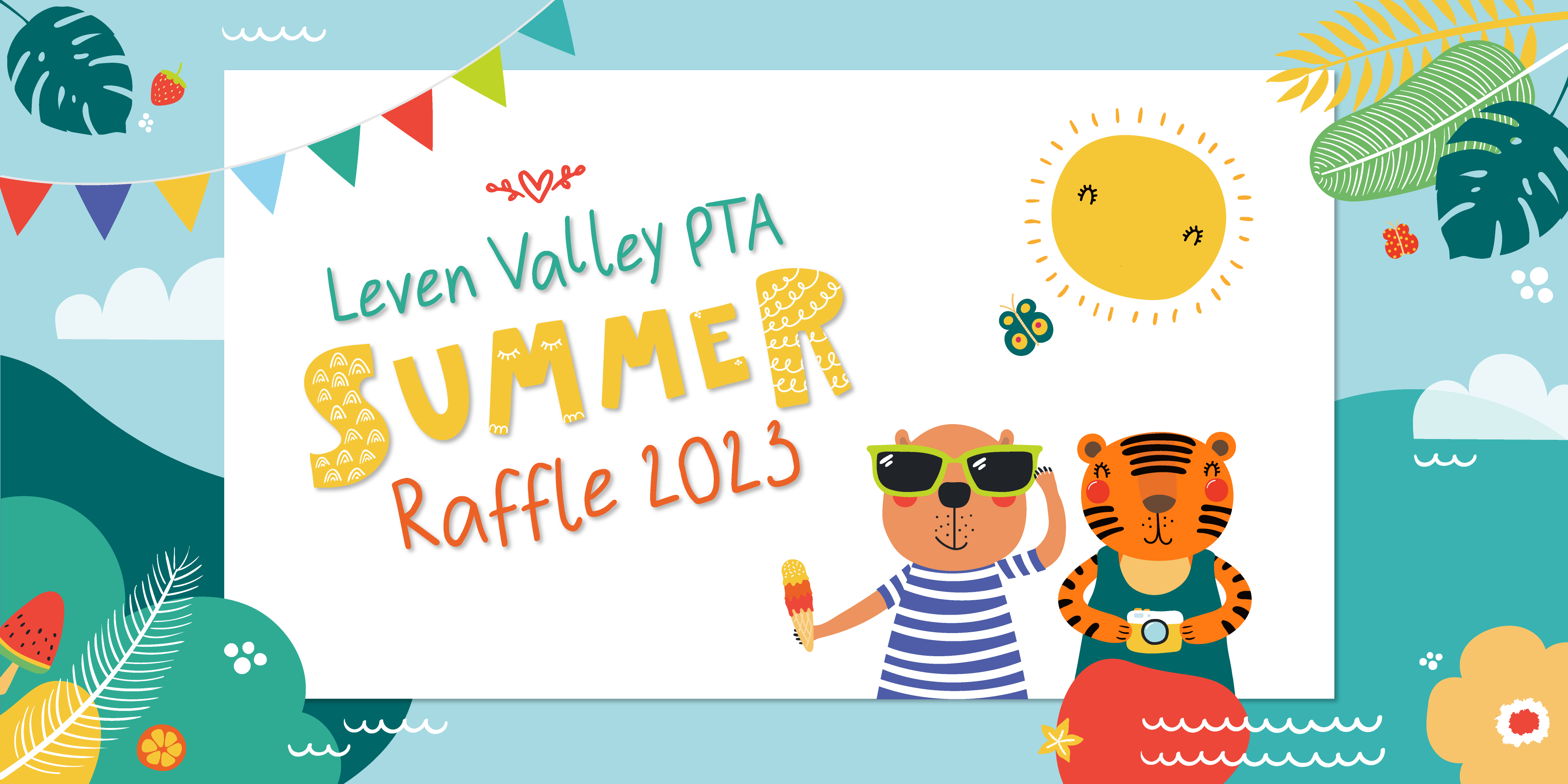 Leven Valley Summer Raffle 2023 Banner