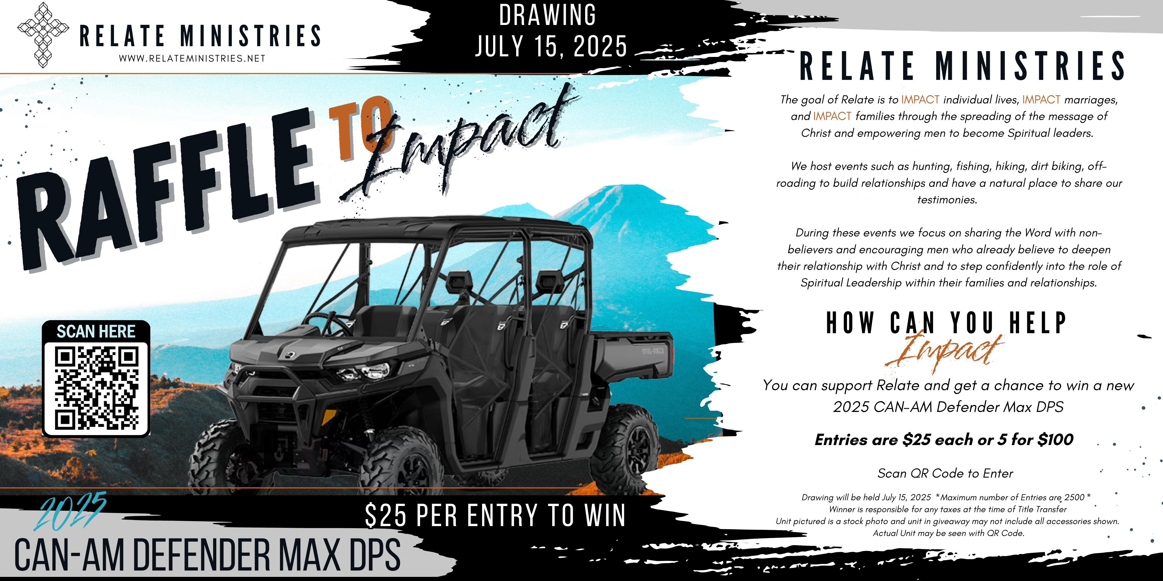 Relate 2025 Raffle Banner