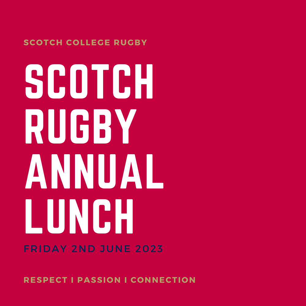 Scotch Rugby Annual Lunch 2023 Banner