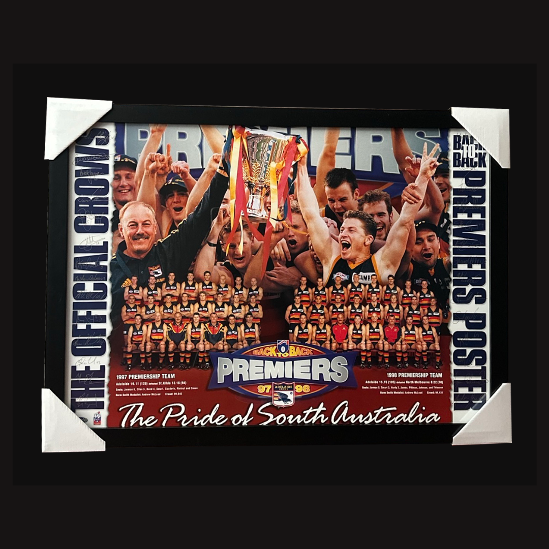 Crows 1997-1998 Back to Back Premiership Memorabilia
