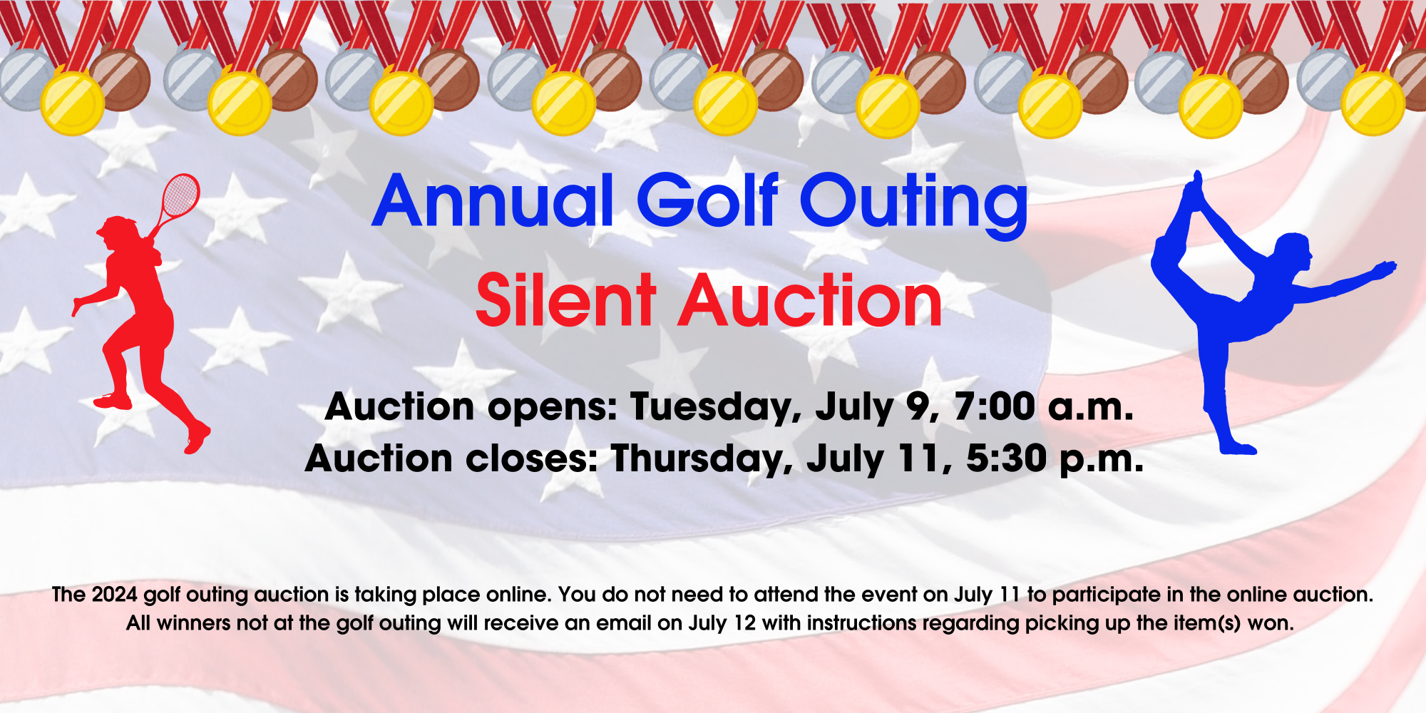 2024 Annual Member Golf Event Silent Auction Banner