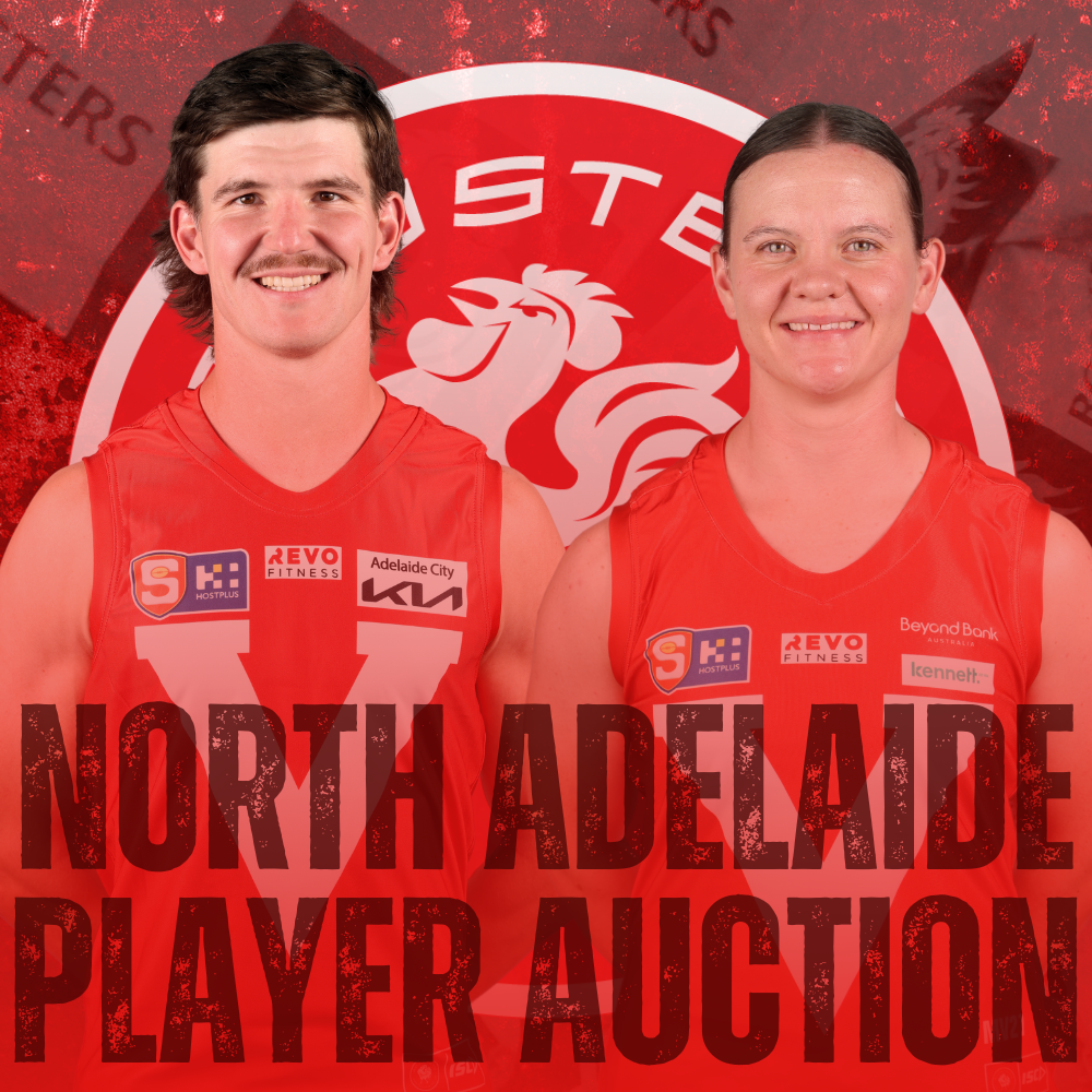 North Adelaide Football Club 2025 Player Auction Logo