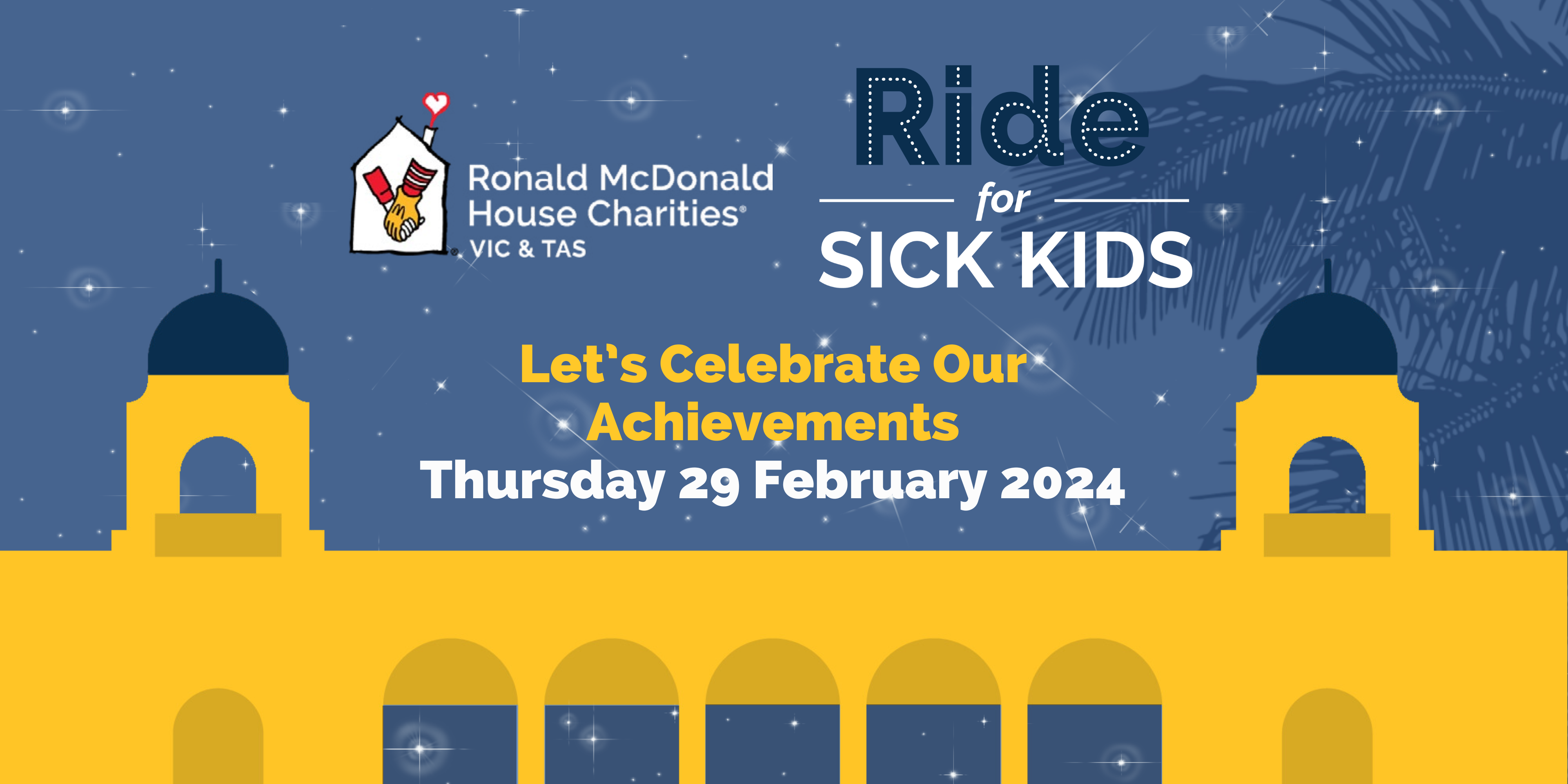 RMHC Ride for Sick Kids 2024 Banner