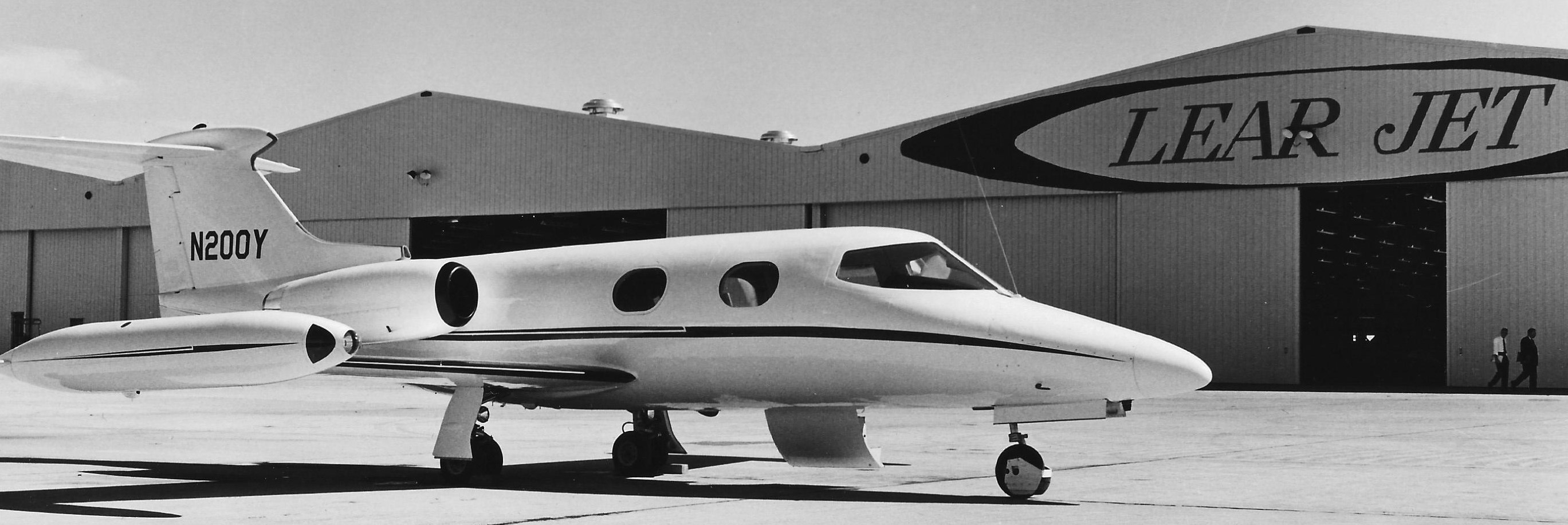 60th Anniversary of First Lear Jet Flight Banner