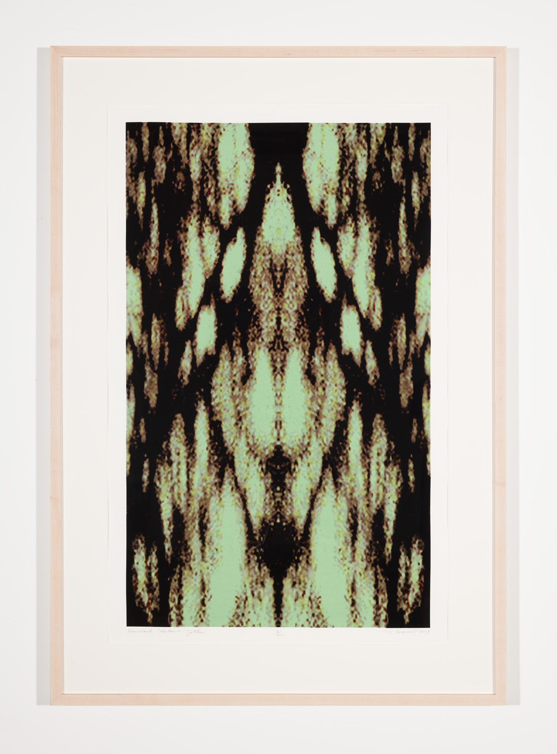 Michael Morrill, Rorschack Shadow Trilogy: Gothic, 2003, Screen print ...
