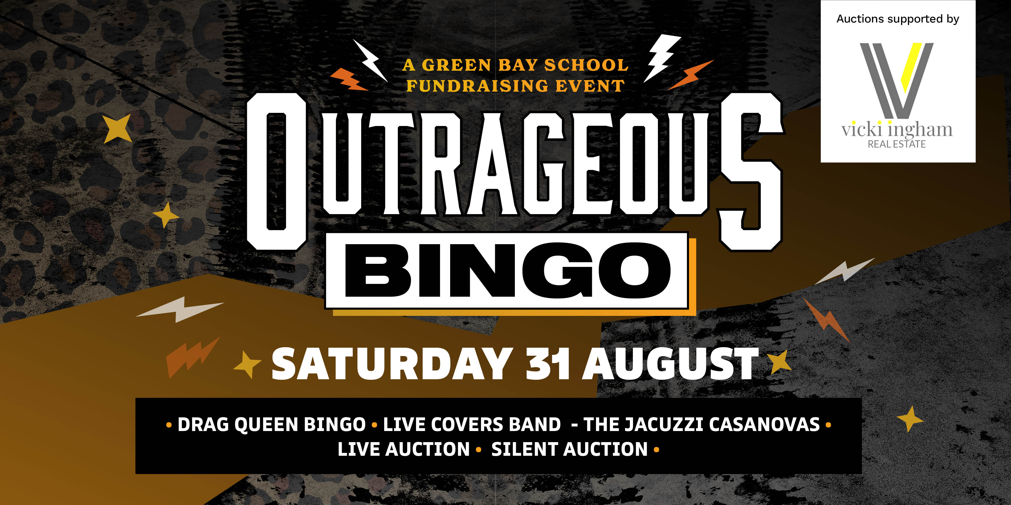 Green Bay School Outrageous Bingo Banner