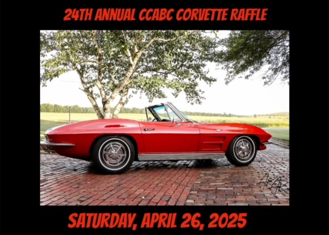 CCABC 24TH annual Corvette raffle Logo