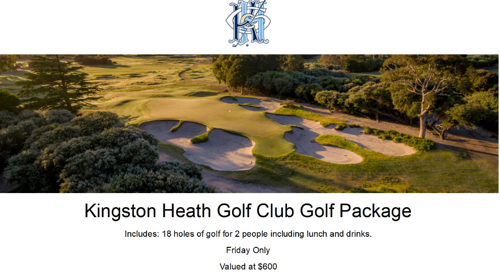 Kingston Heath Golf Package